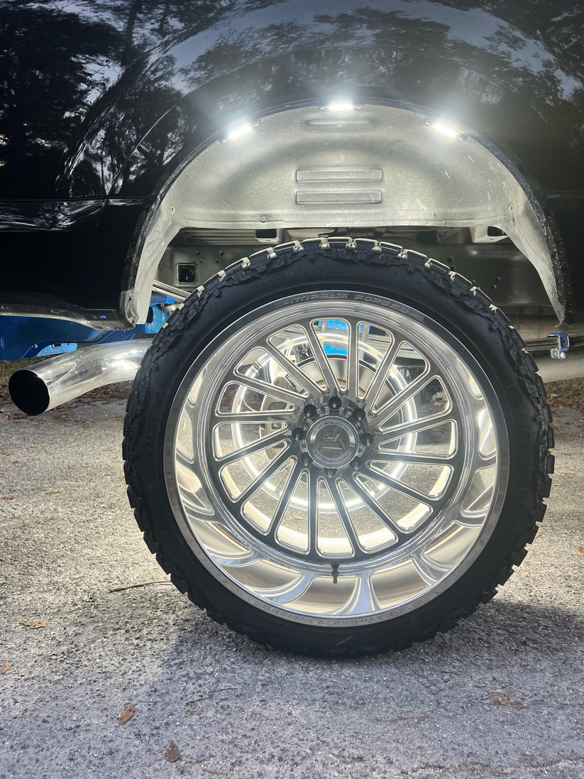 8 Row LED High Intensity Wheel Ring Lights – Full Blast Customs